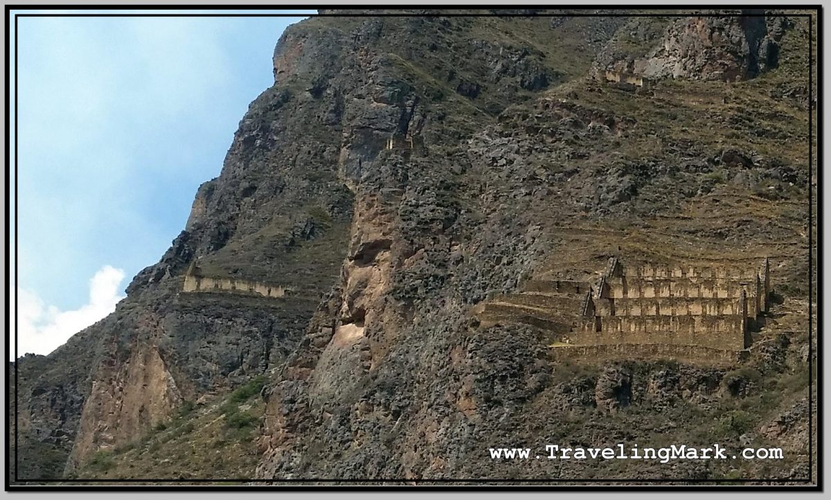 Photo: Face of the Inca Carved Into Rock Next to Storehouse on ...